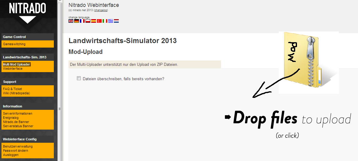Mods für Landwirtschafts-Simulator 2013 installieren | NITRADO