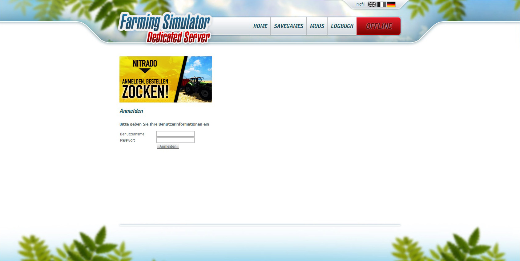 Webinterface-LS 2013 | NITRADO