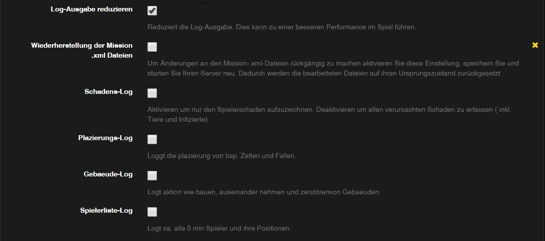 Admin Logs bei DayZ (Konsole) | NITRADO