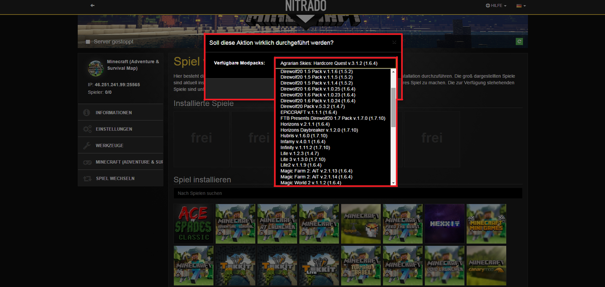 FTB Ultimate | NITRADO