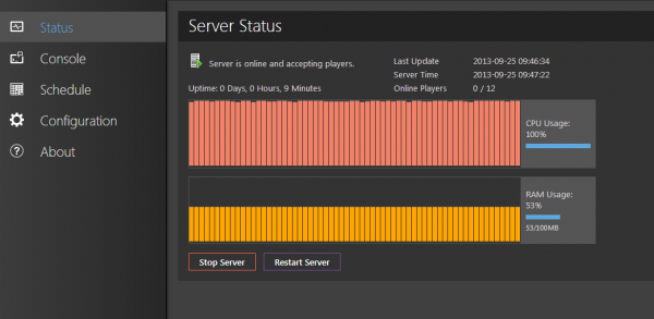Cube World MyAdmin | NITRADO