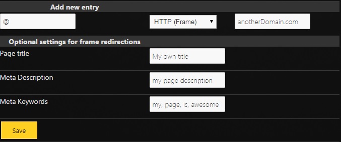 Forwarding Examples | NITRADO
