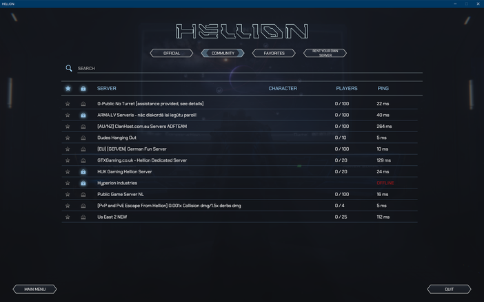 Connect to a Hellion server | NITRADO