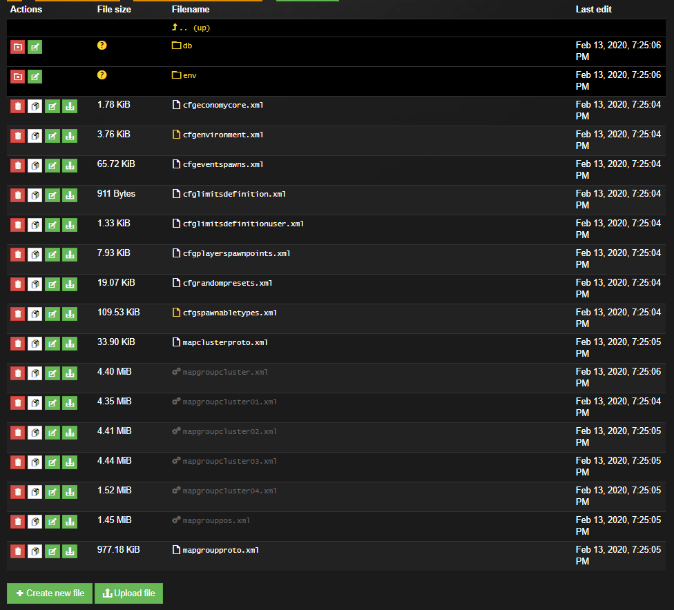 Editing XML Files Manually With DayZ Console | NITRADO