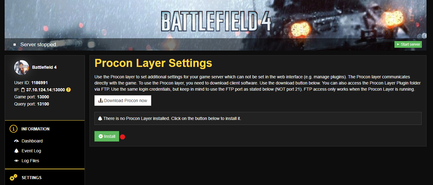 Procon for Battlefield | NITRADO