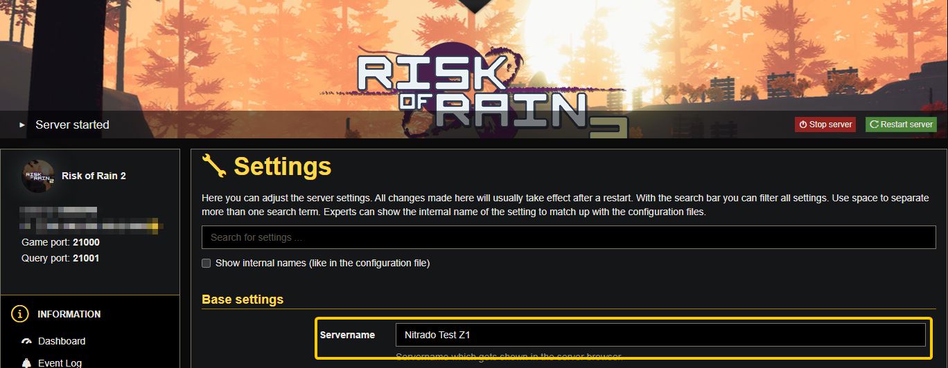 How To Connect to a Risk of Rain 2 Server | NITRADO