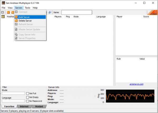 Connect to a San Andreas Multiplayer Server | NITRADO