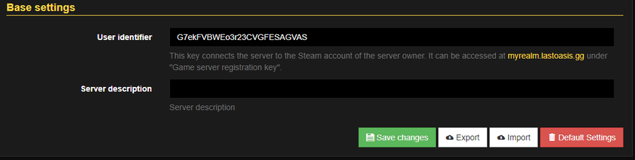 First Time Configuration of Last Oasis Servers | NITRADO
