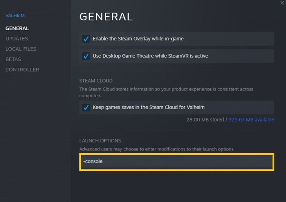 Commands for Valheim | NITRADO