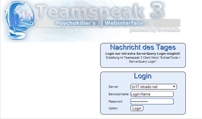 Teamspeak 3 | NITRADO