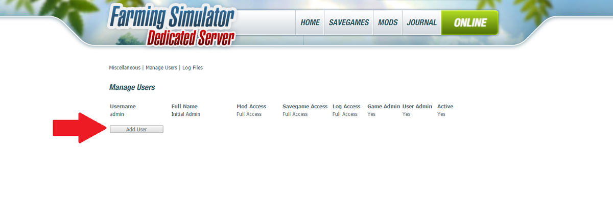 Webinterface for FS 2013 | NITRADO