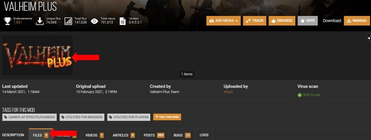 ValheimPlus | NITRADO