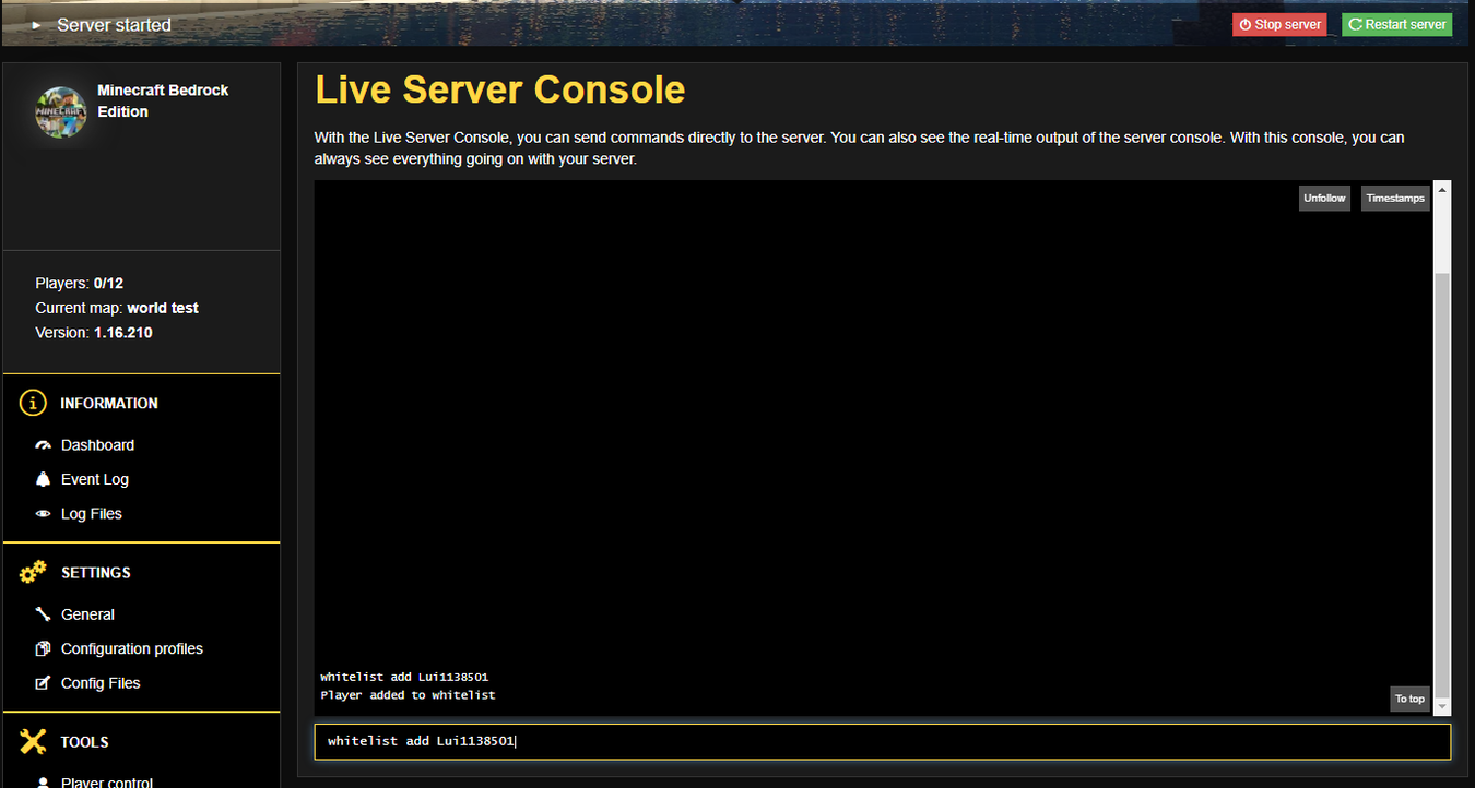 Whitelist in Minecraft (Bedrock Edition) | NITRADO