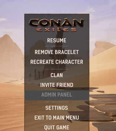 Become an Admin in Conan Exiles | NITRADO
