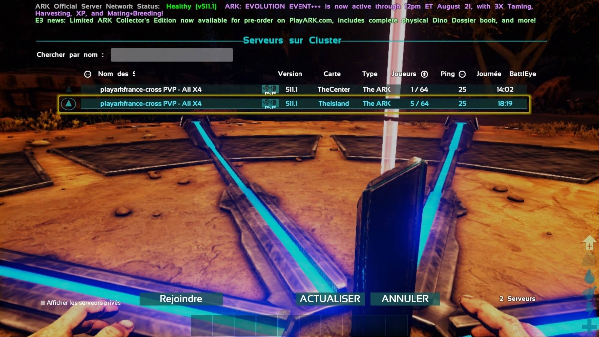 Comment créer son propre cluster sur ARK: SE PS4 | NITRADO